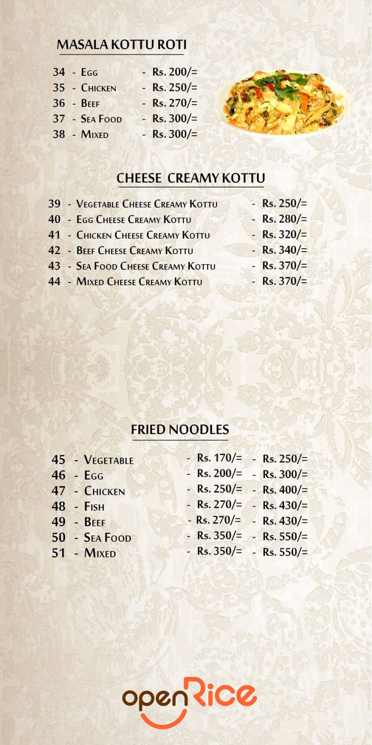 Menu – OpenRice